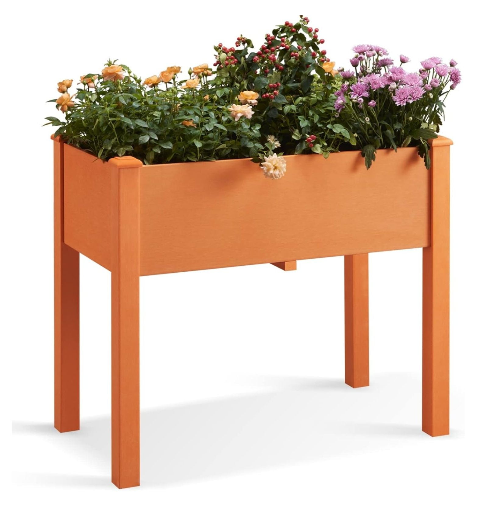 Planter Box Raised Garden Bed with Legs, Better Than Cedar Polystyrene ...