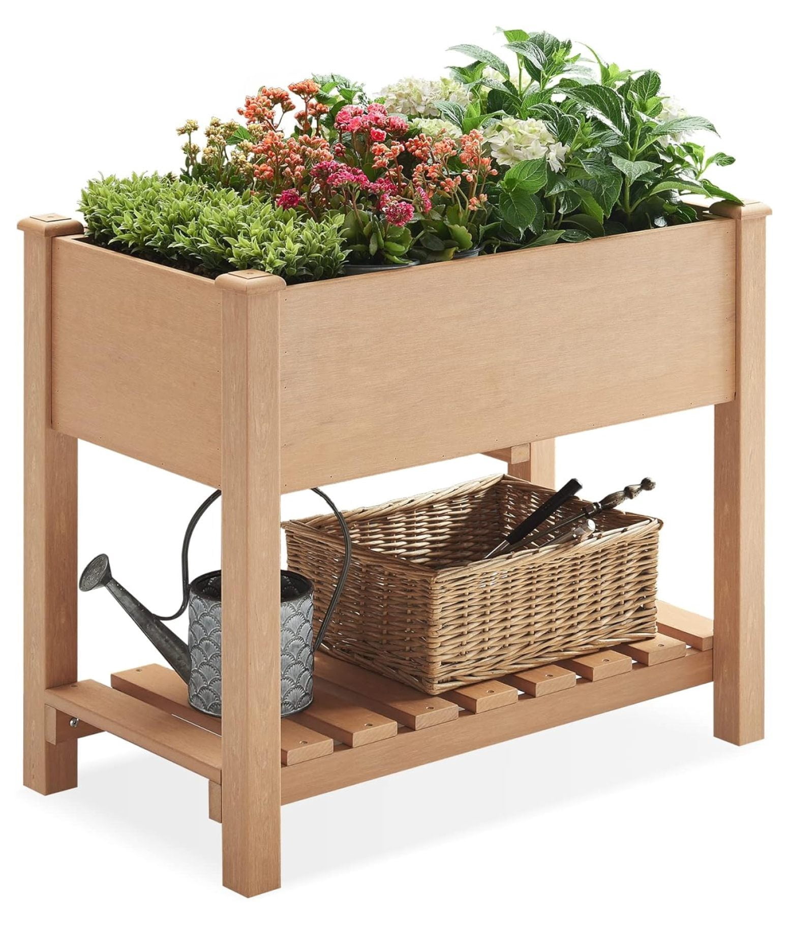 Planter Box Raised Garden Bed Outdoor with Legs, Better Than Cedar ...