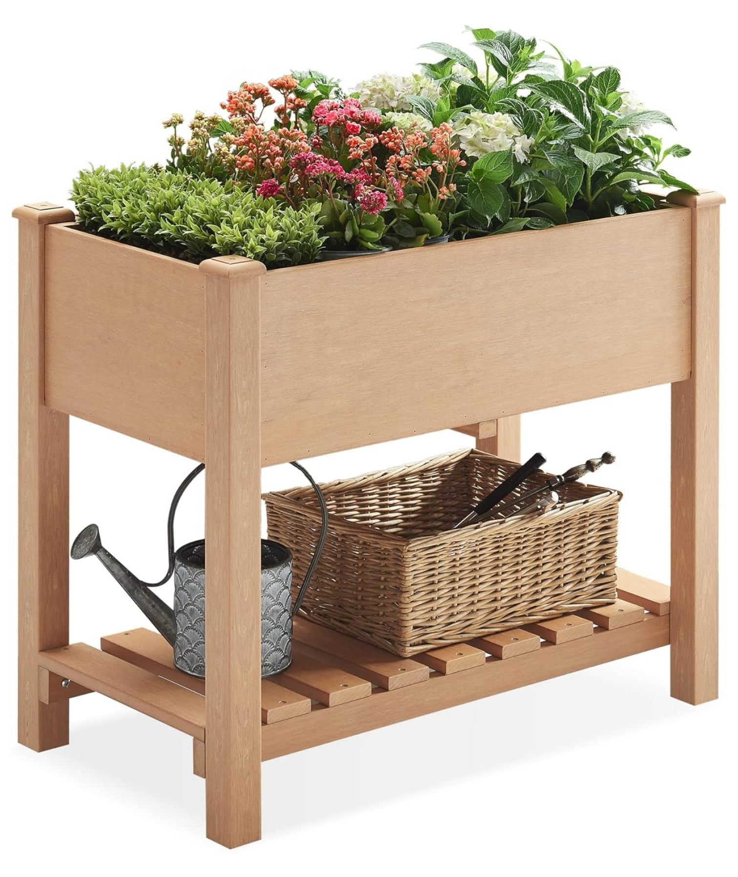 Planter Box Raised Garden Bed Outdoor with Legs, Better Than Cedar ...