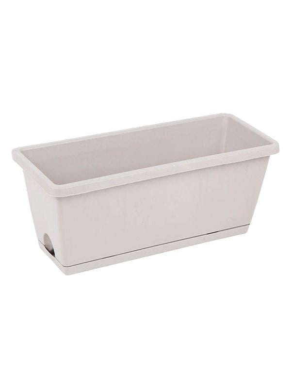 Planter Boxes Outdoor with Drainage Holes and Trays,Window Box Planter ...