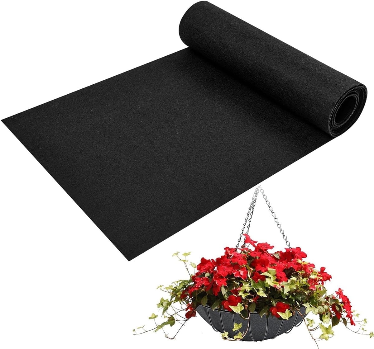 Planter Liner Roll, Plant Felt Liner Roll, Black Coco Liners Roll ...