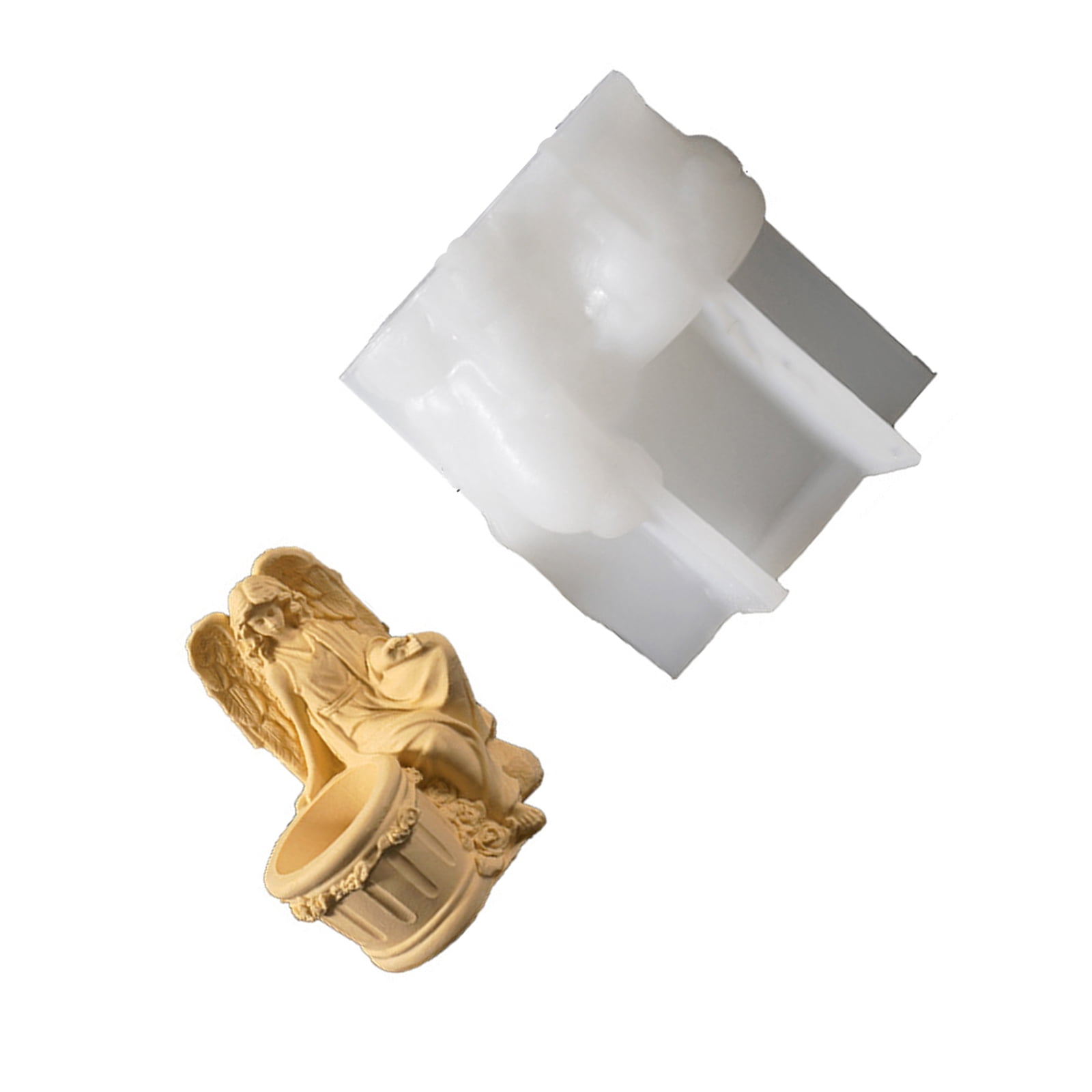 Planter Molding Tool Heat Resistant Silicone Mould for Making Angel ...