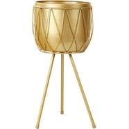 LeisureMod Aloe Fiberstone and MgO Clay Planter, Mid-Century Modern ...