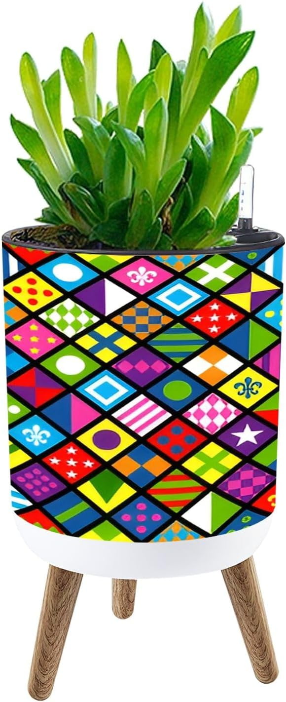 Planter with Stand Print jockey uniform Traditional design Clothes ...