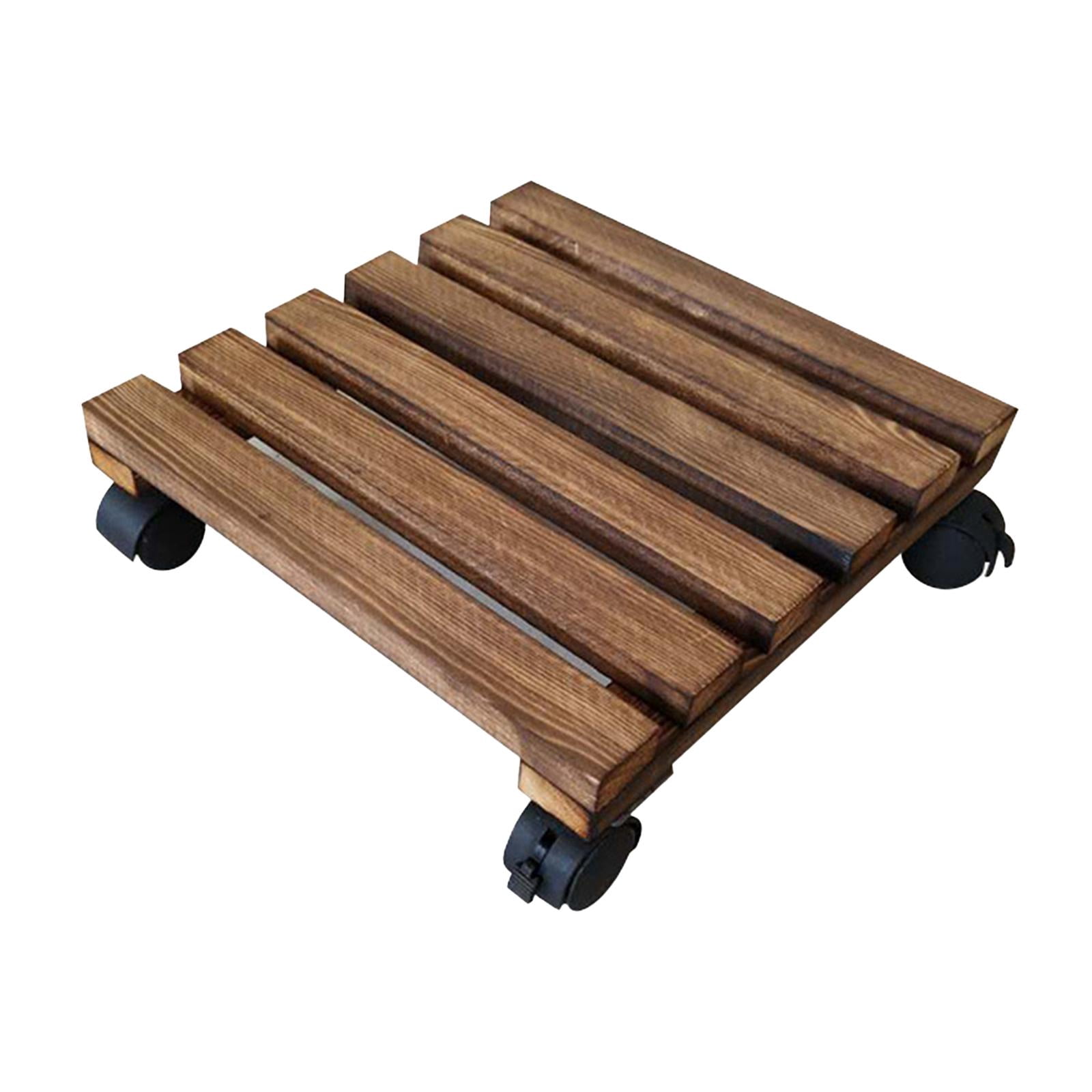 Planter Stand Roller Flower Plant Pot Holder for Room Indoor Patio ...