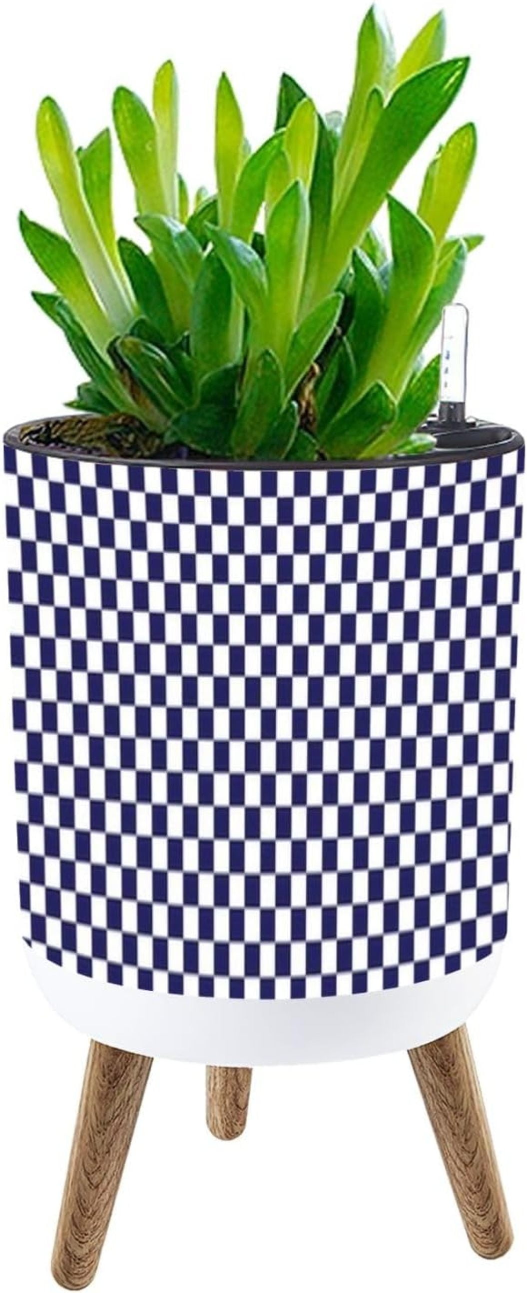 Planter with Stand Seamless transparent pattern checkerboard simulation ...