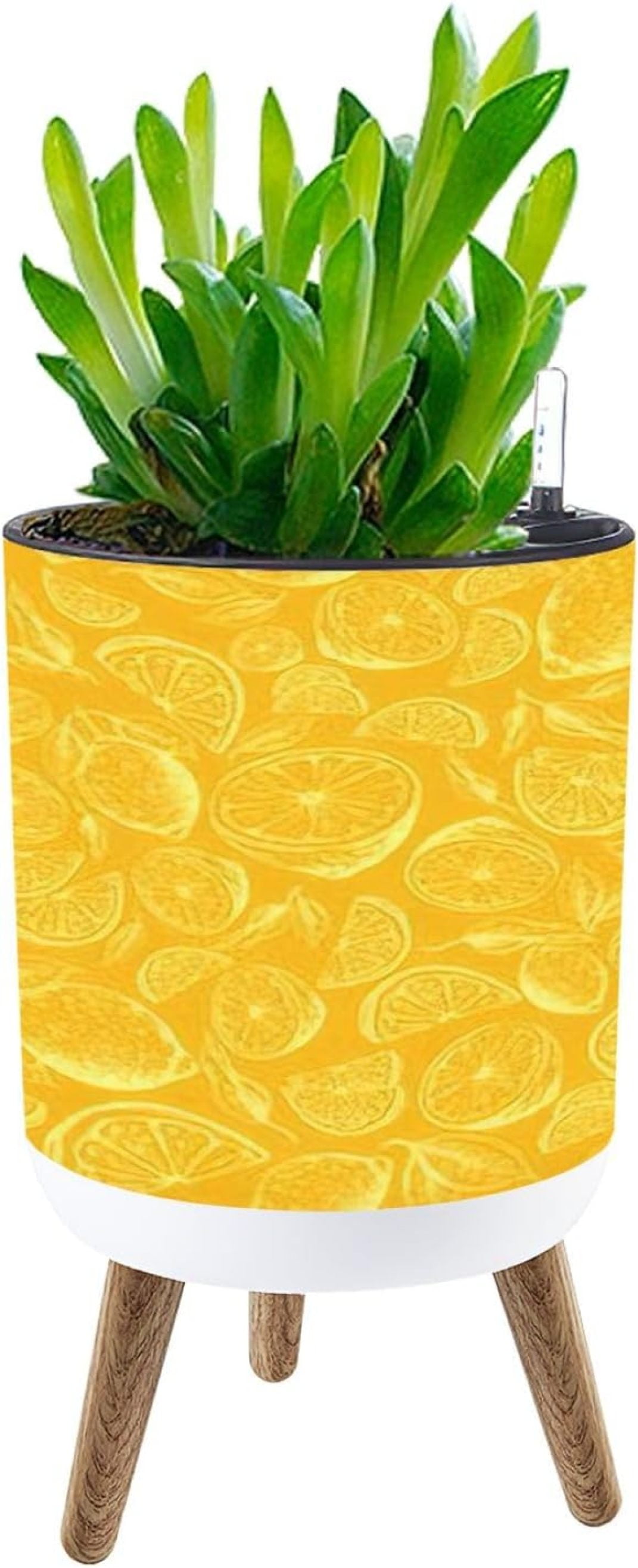 Planter with Stand lemon pattern lemonade pattern whole lemon lemon ...
