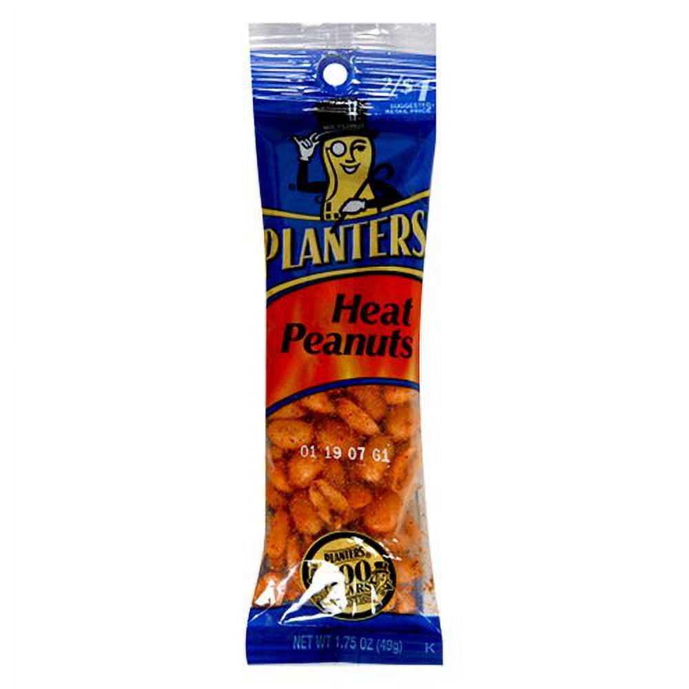 Planters Heat PeanutsTubes - 1.75 oz Pack of 108 - Walmart.com
