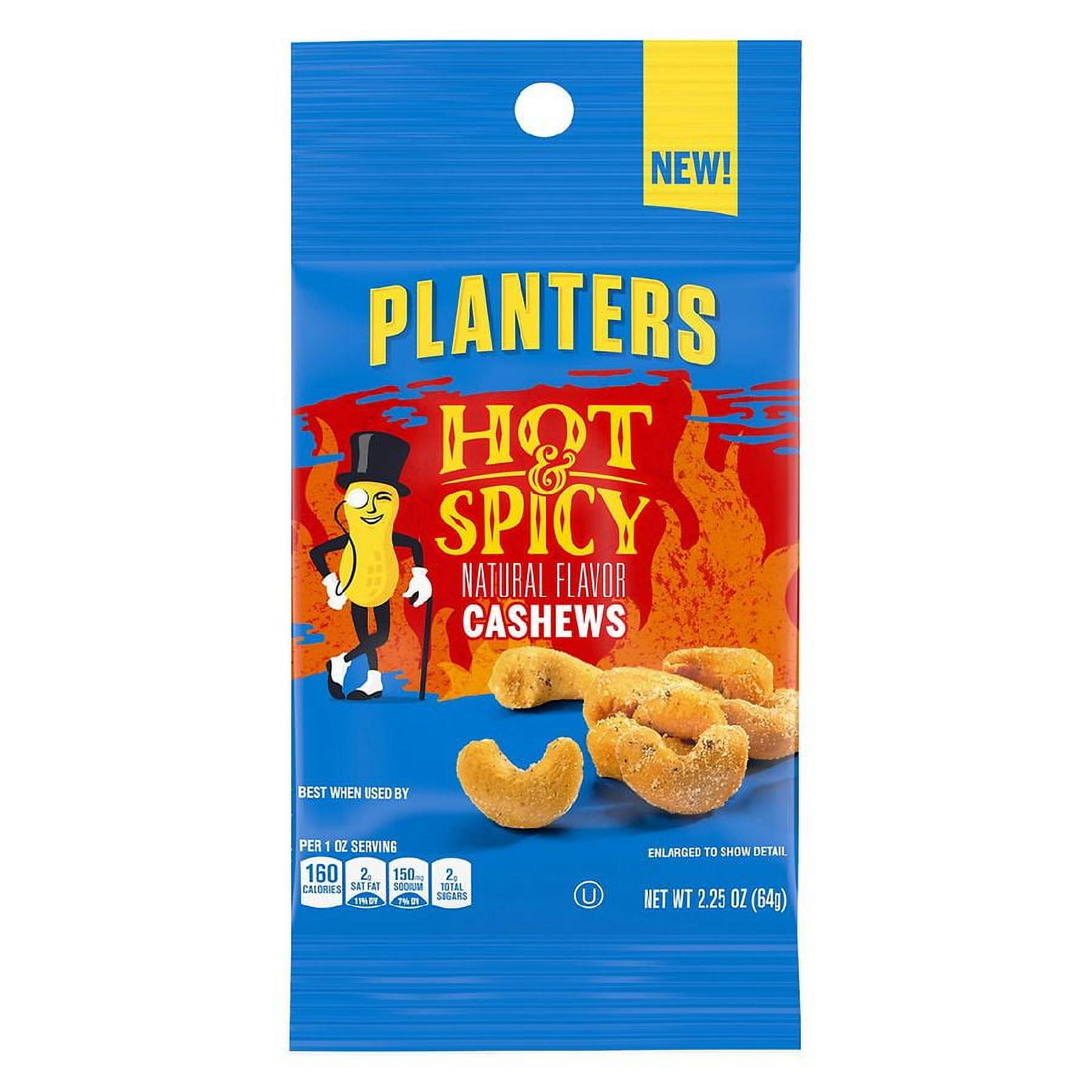 Planters Hot & Spicy Tube Nuts 2.25 oz Pack of 2 - Walmart.com