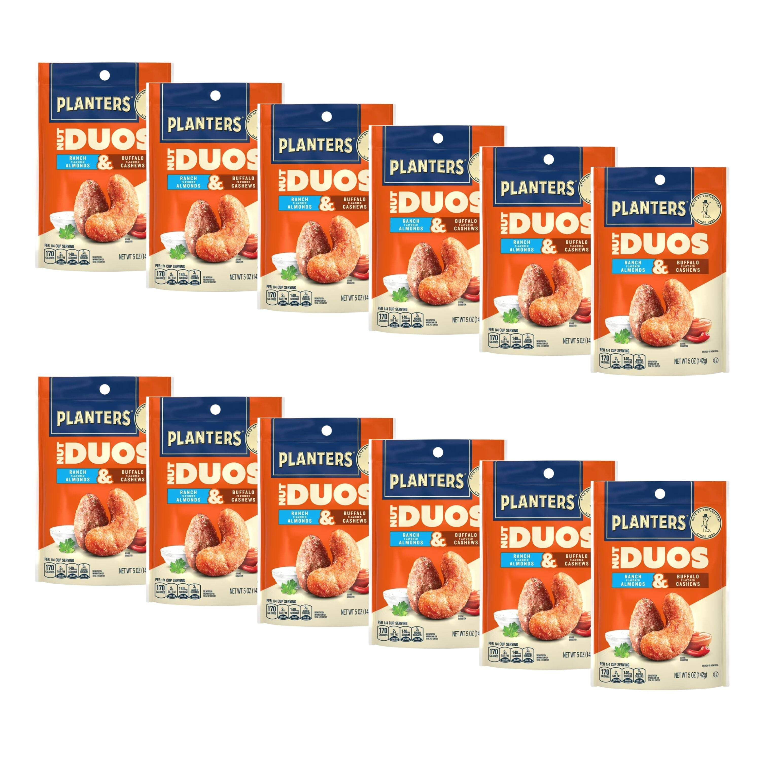 Planters Nut Duos Ranch Almonds Buffalo Cashews 5 oz - Walmart.com