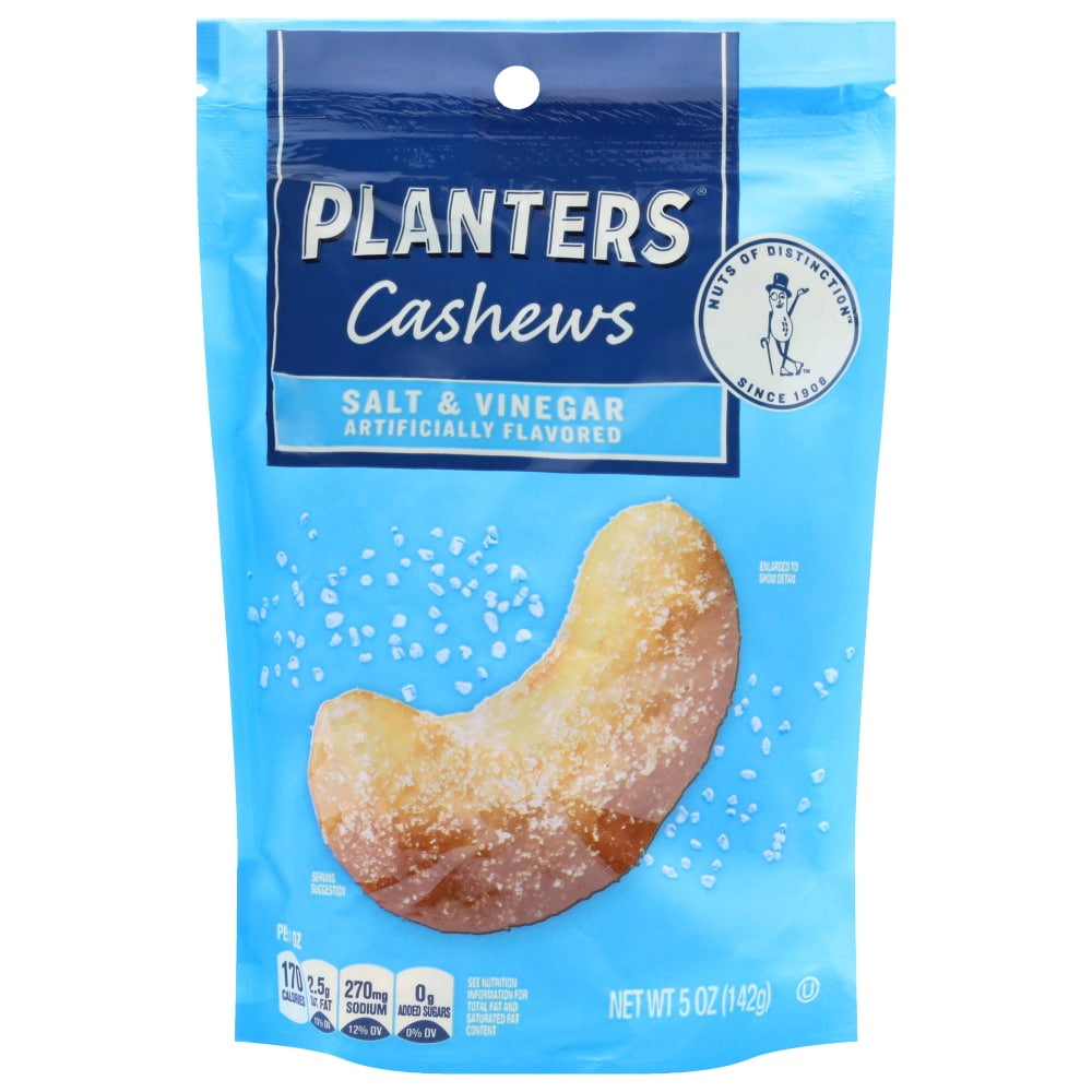 Planters® Salt & Vinegar Cashews - Walmart.com