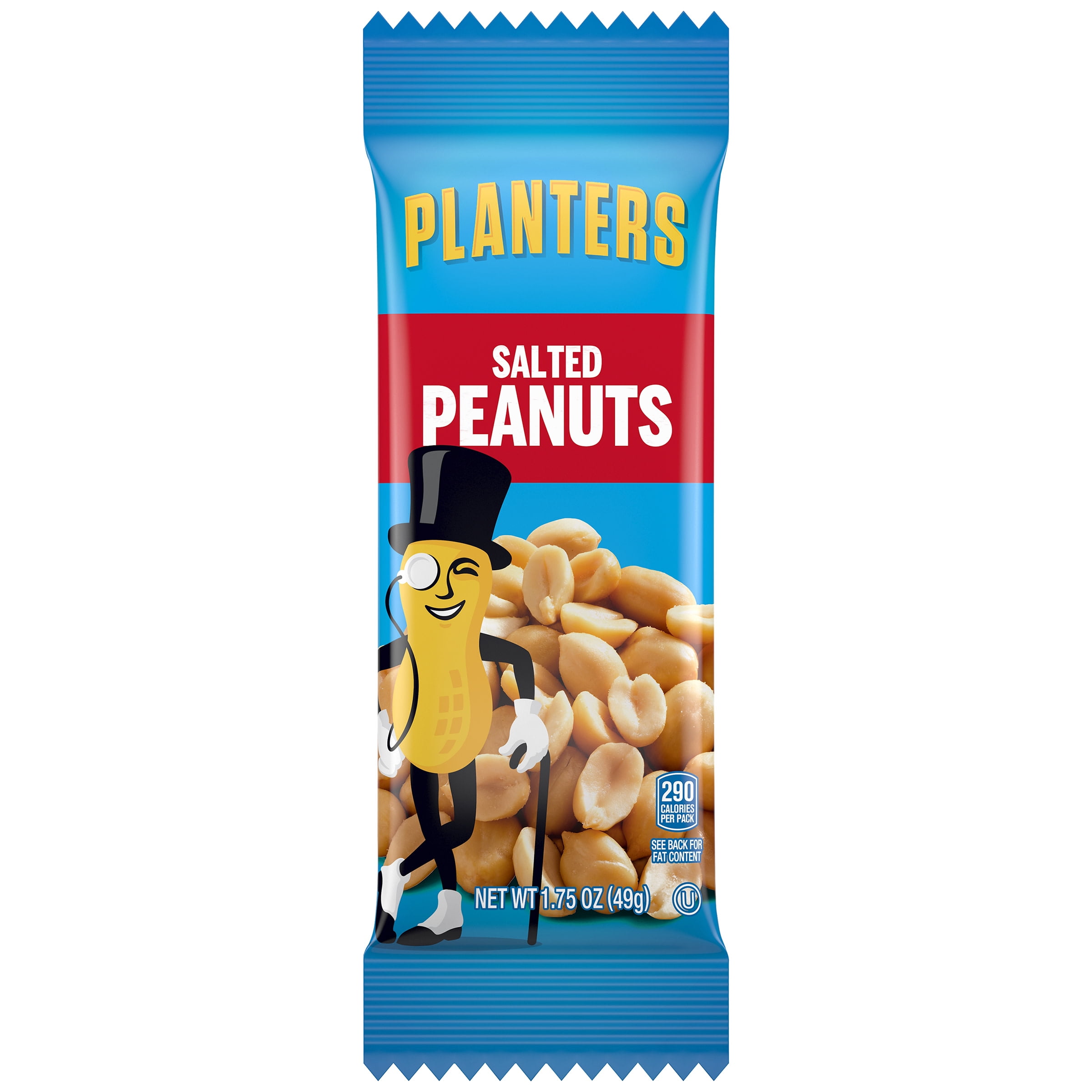 Planters Salted Peanuts 1.75 oz Bag - Walmart.com