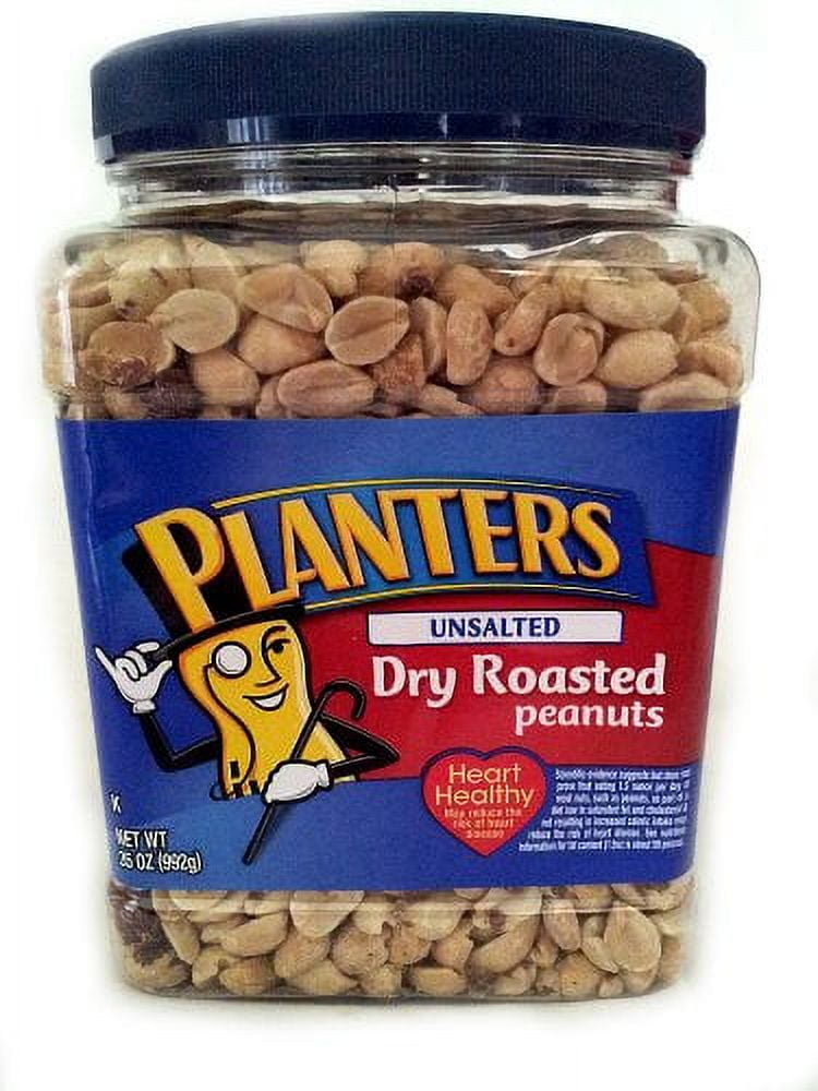 Planters Unsalted Dry Roasted Peanuts, 35 Ounce - Walmart.com