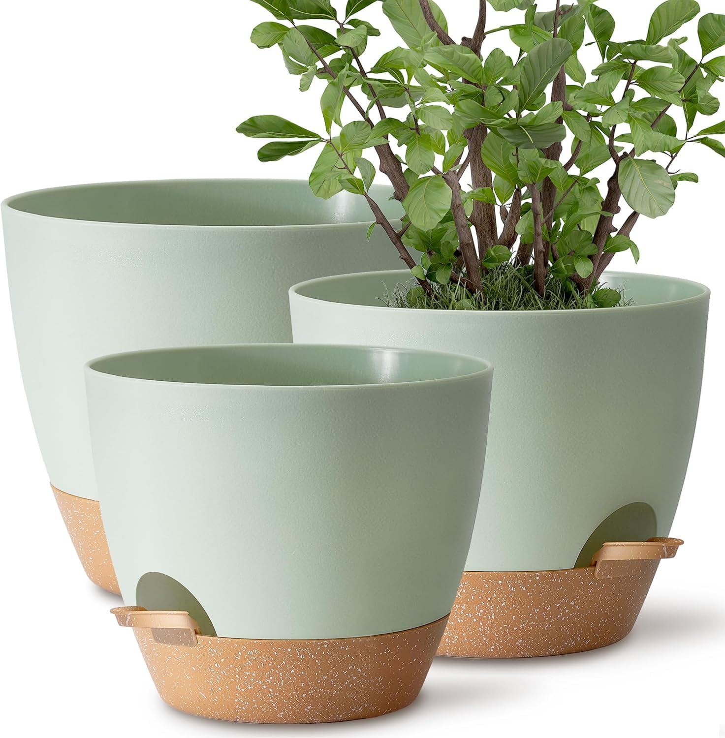 Planters, indoor and outdoor self-watering planters, planters with ...