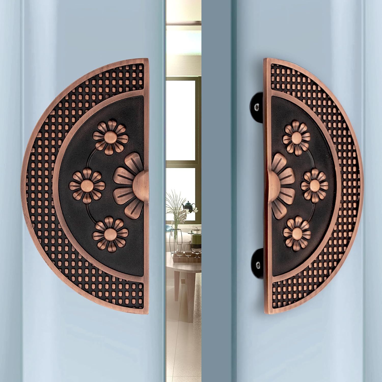 Plantex 6 Inch Aluminium Door Handle PullPush Main Door Accessory Pack ...