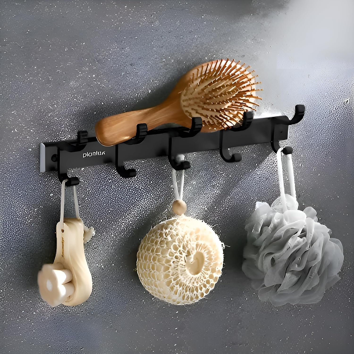 Plantex Aluminum Hook Rail with Movable Hooks for Walls of ...