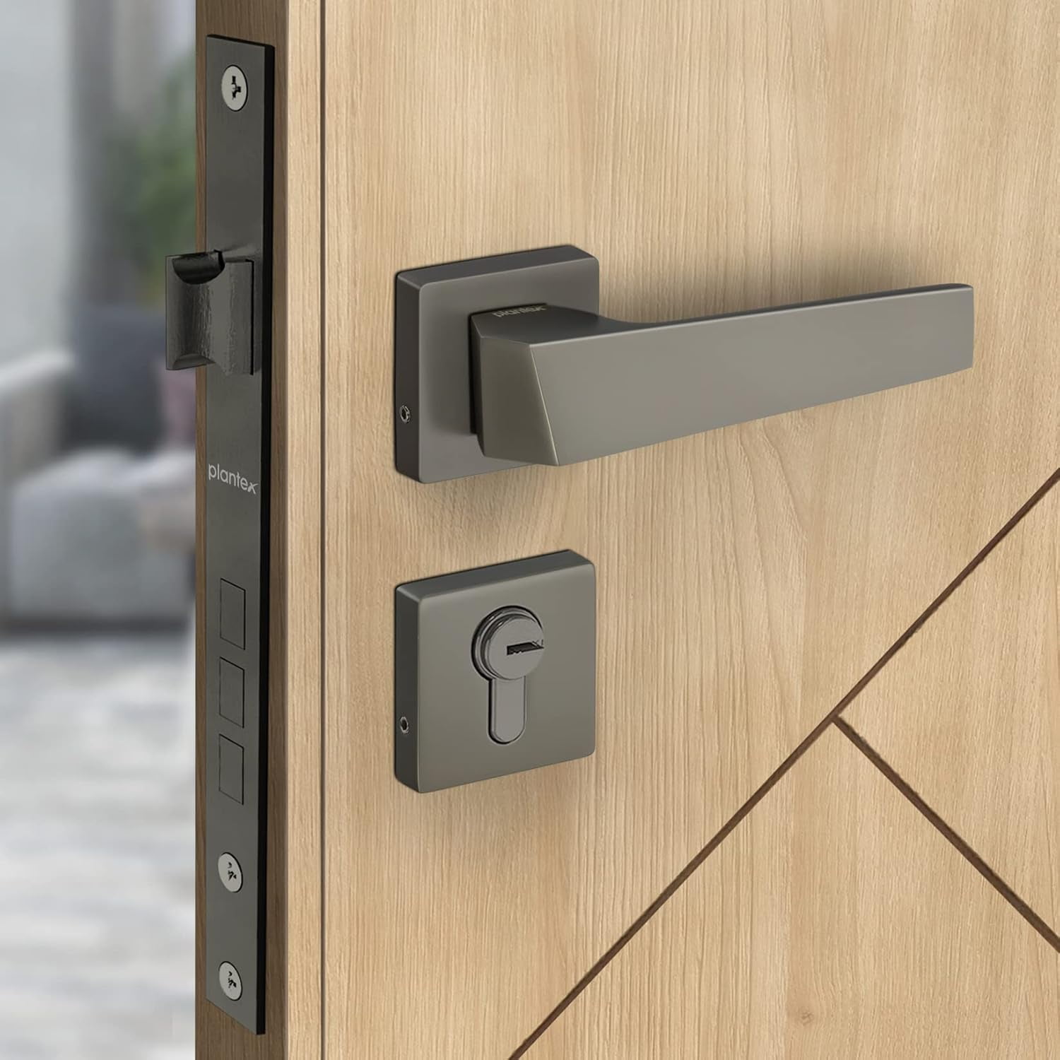 Plantex Fully Brass Door Lock with 3 Years of WarrantyMain Door Lock ...