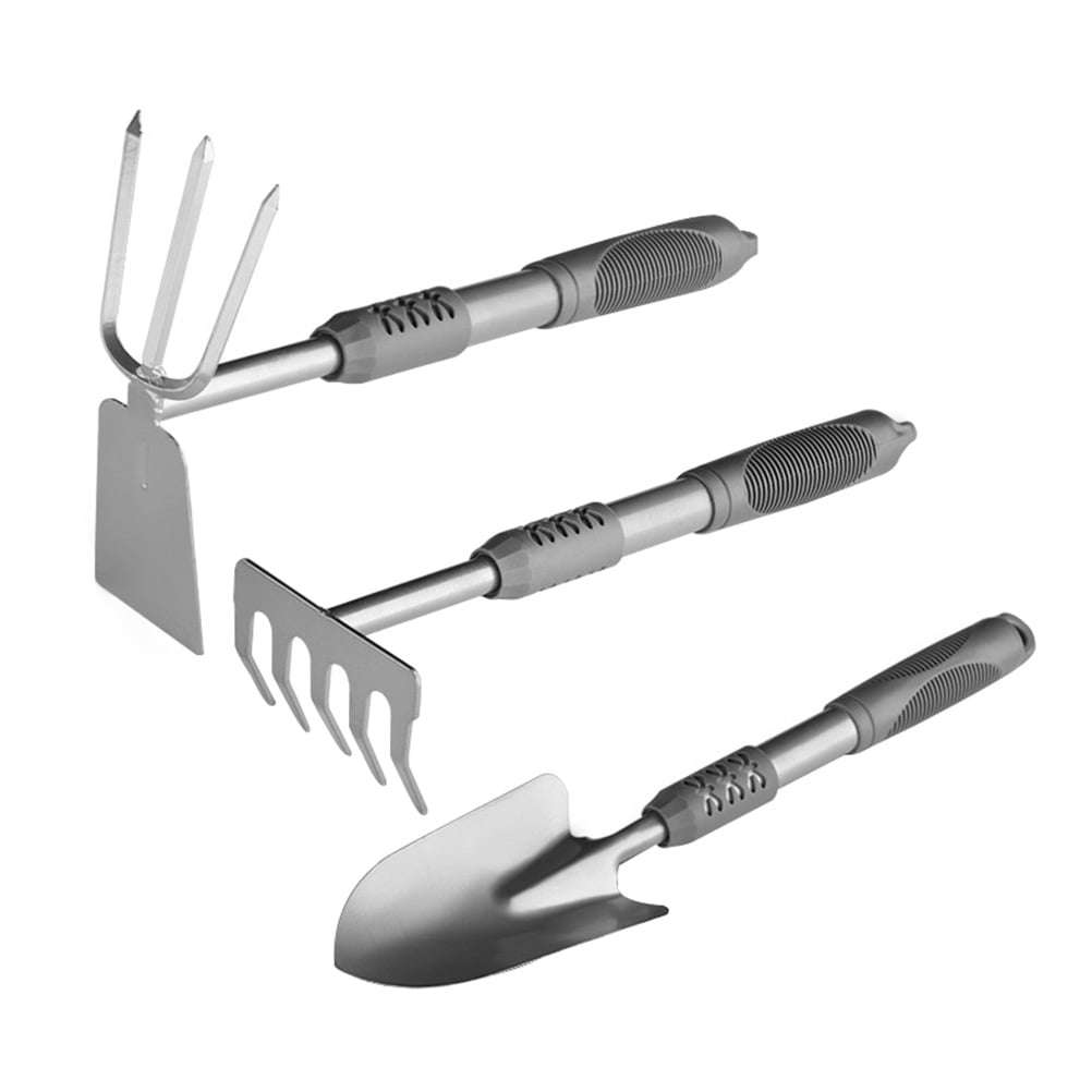 Planting Digging Tools Transplanting Shovel Soil Scoop Drill Silver ...