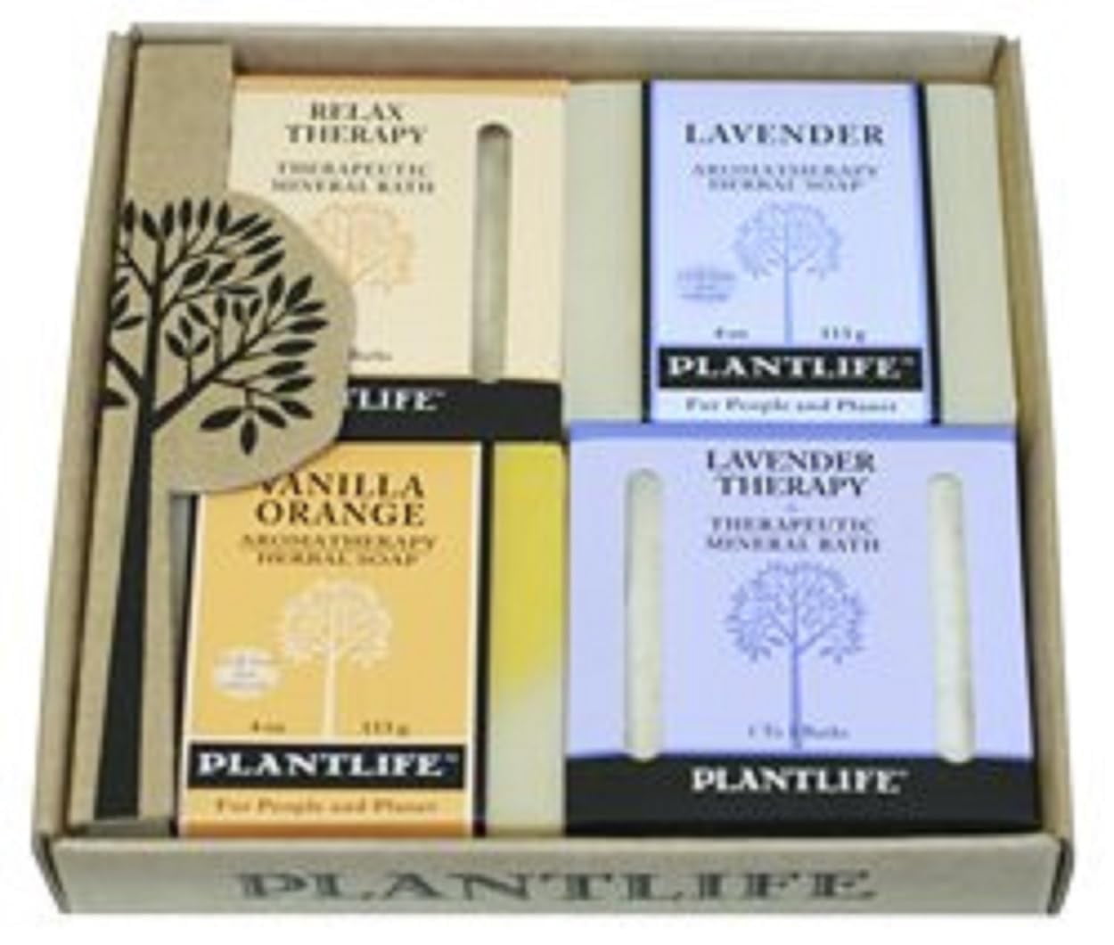 Plantlife Relax Salt Combo SBF3 4-Pack (Relax, Vanilla Orange, Two ...