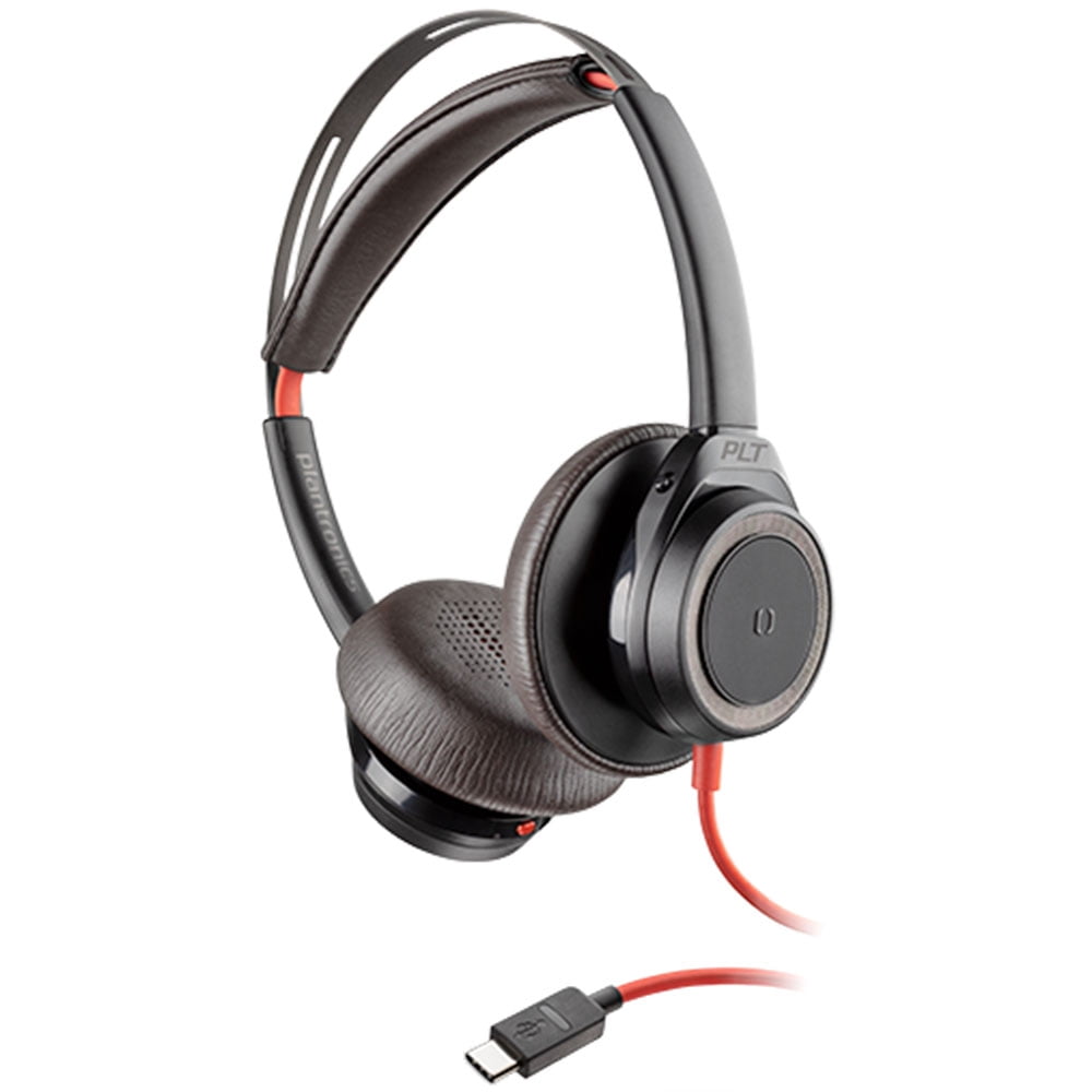Plantronics Blackwire 7225 Headset, USB-A or USB-C, ANC, Hi-Fi Stereo ...