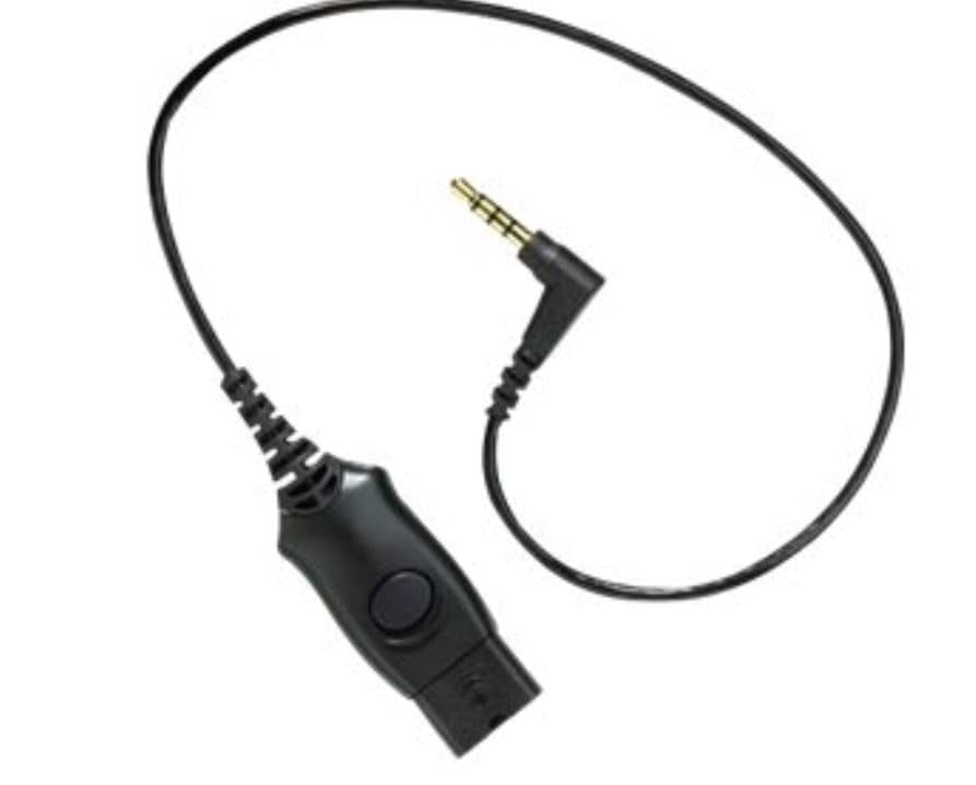 Plantronics 920Q1AA 10ft Coiled Cable W/3.5mm To Qdaccs - Walmart.com