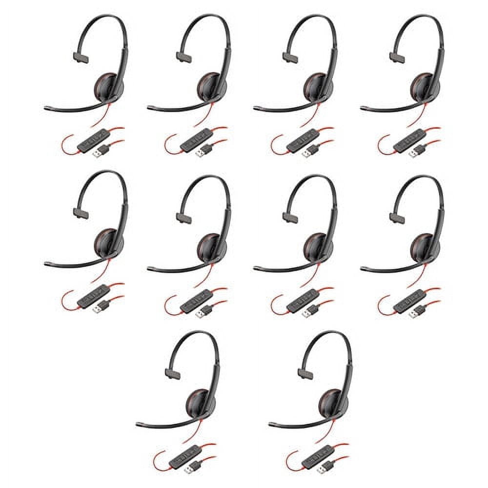 Plantronics Blackwire C3210 Corded UC Headset with USB-A Connectivity ...