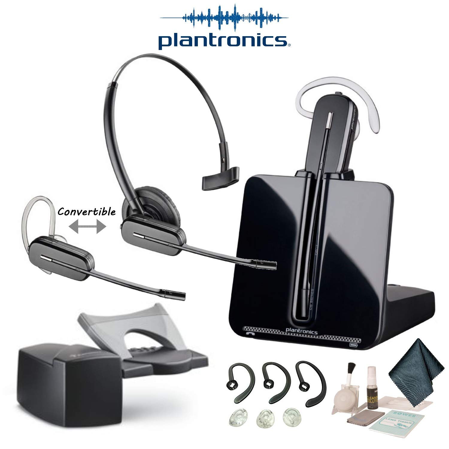 Plantronics CS540 Convertible Wireless Headset System - Walmart.com