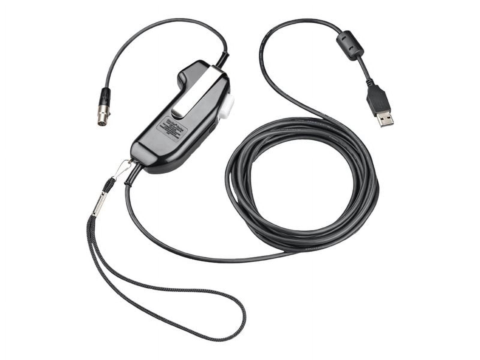 Plantronics USB SHS 2355-01 Headset Adapter with Push-to-Talk - Walmart.com
