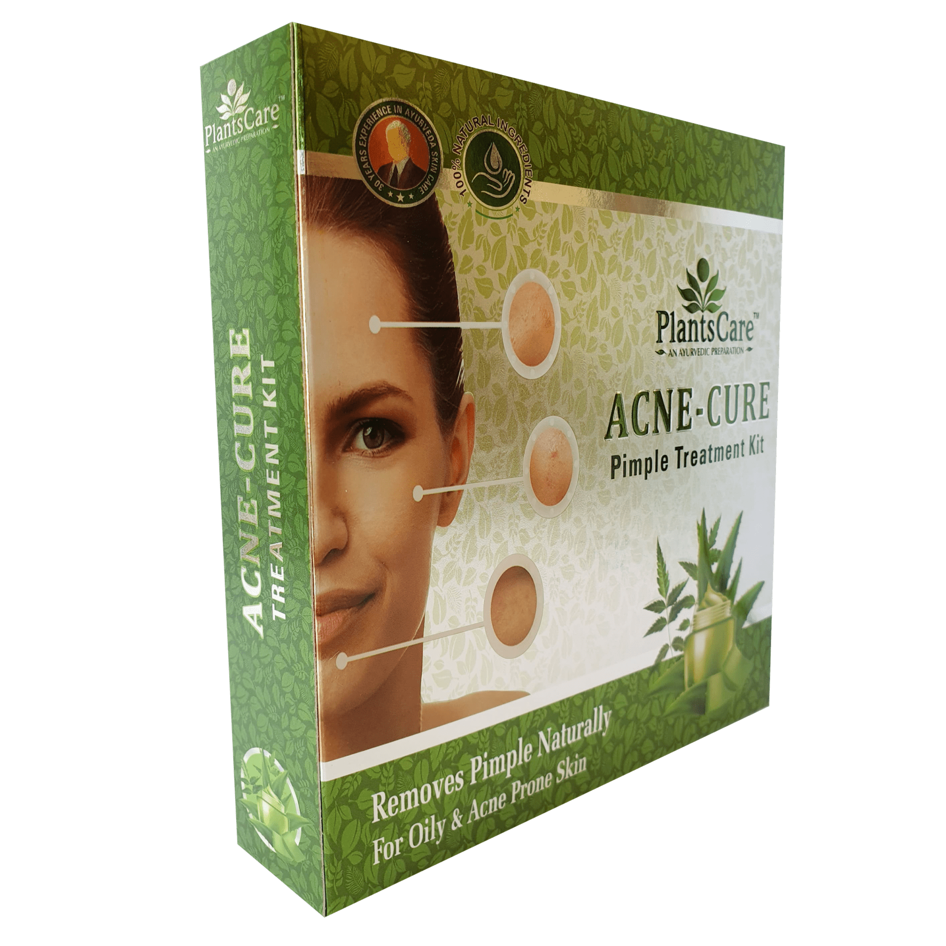 Plants Care Acne cure pimple treatment kit 80g+65ml - Walmart.com