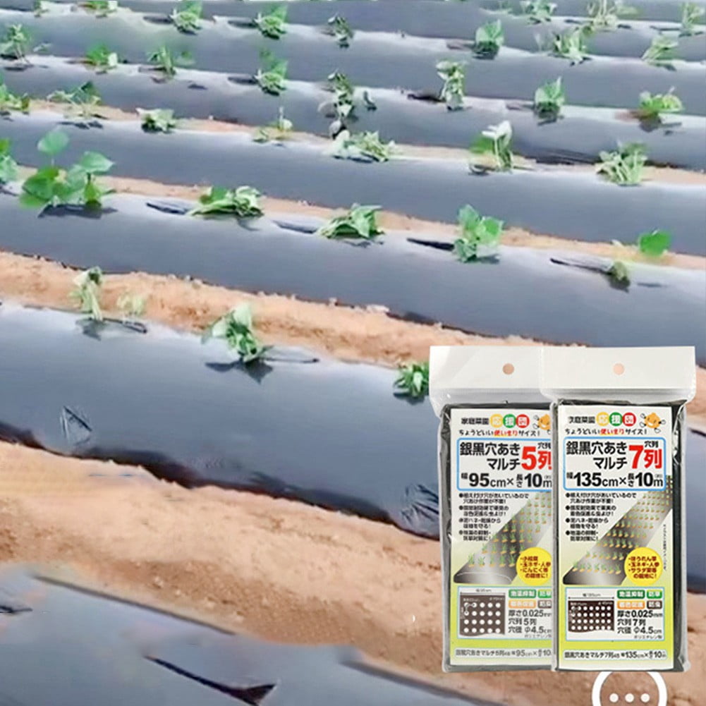 Plants Film Perforated Mulch Anti Grass Home Garden PE Vegetable Ground ...