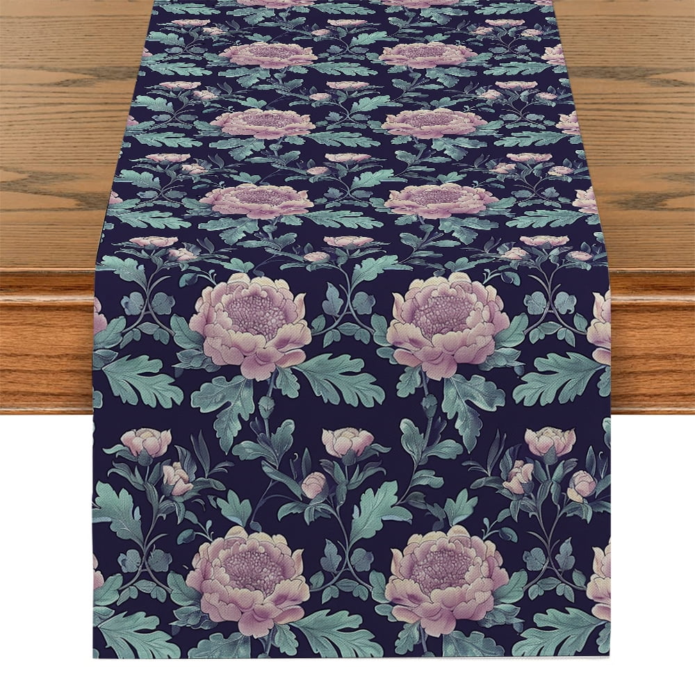 Plants Flowers Table Runners Dresser Table r Farmhouse Dining Table ...