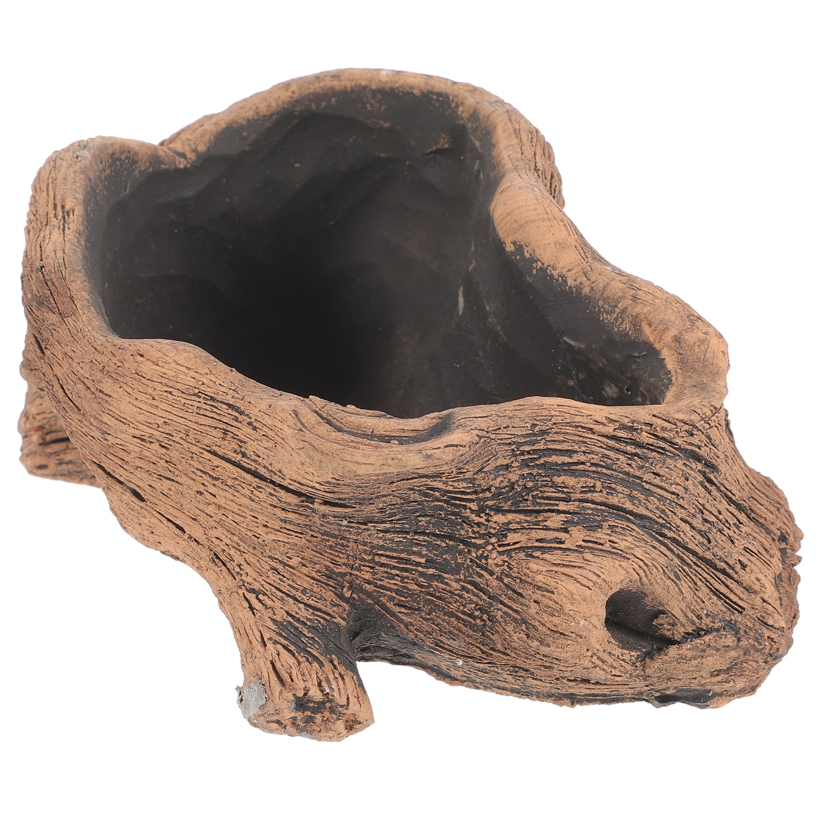 Plants Imitation Wood Flower Pots Creative Planter Tree Stump - Walmart.com