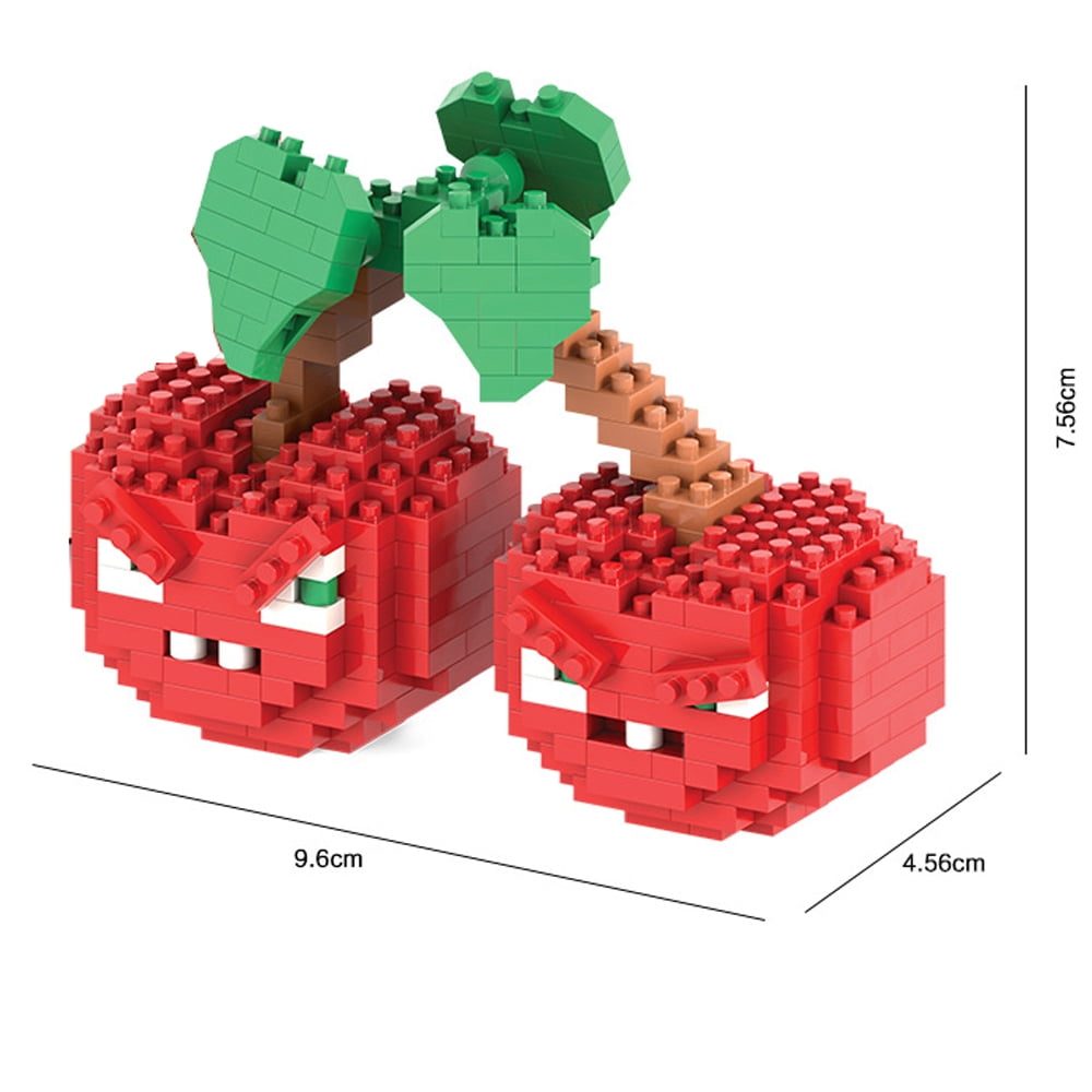 Plants VS Zombies Blocks Small Cartoon Mini Building Block Peashooter ...