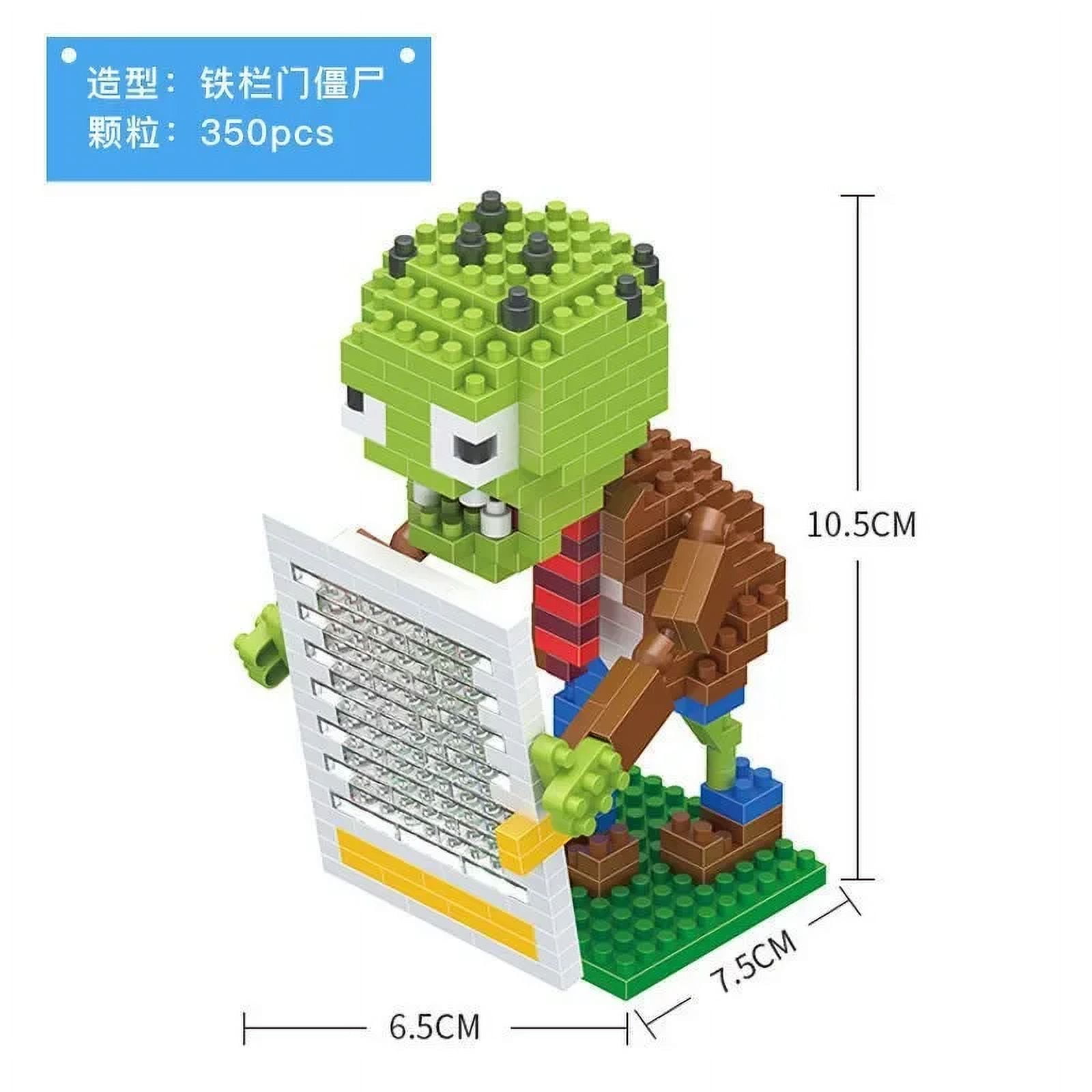 Plants VS Zombies Blocks Small Cartoon Mini Building Block Peashooter ...