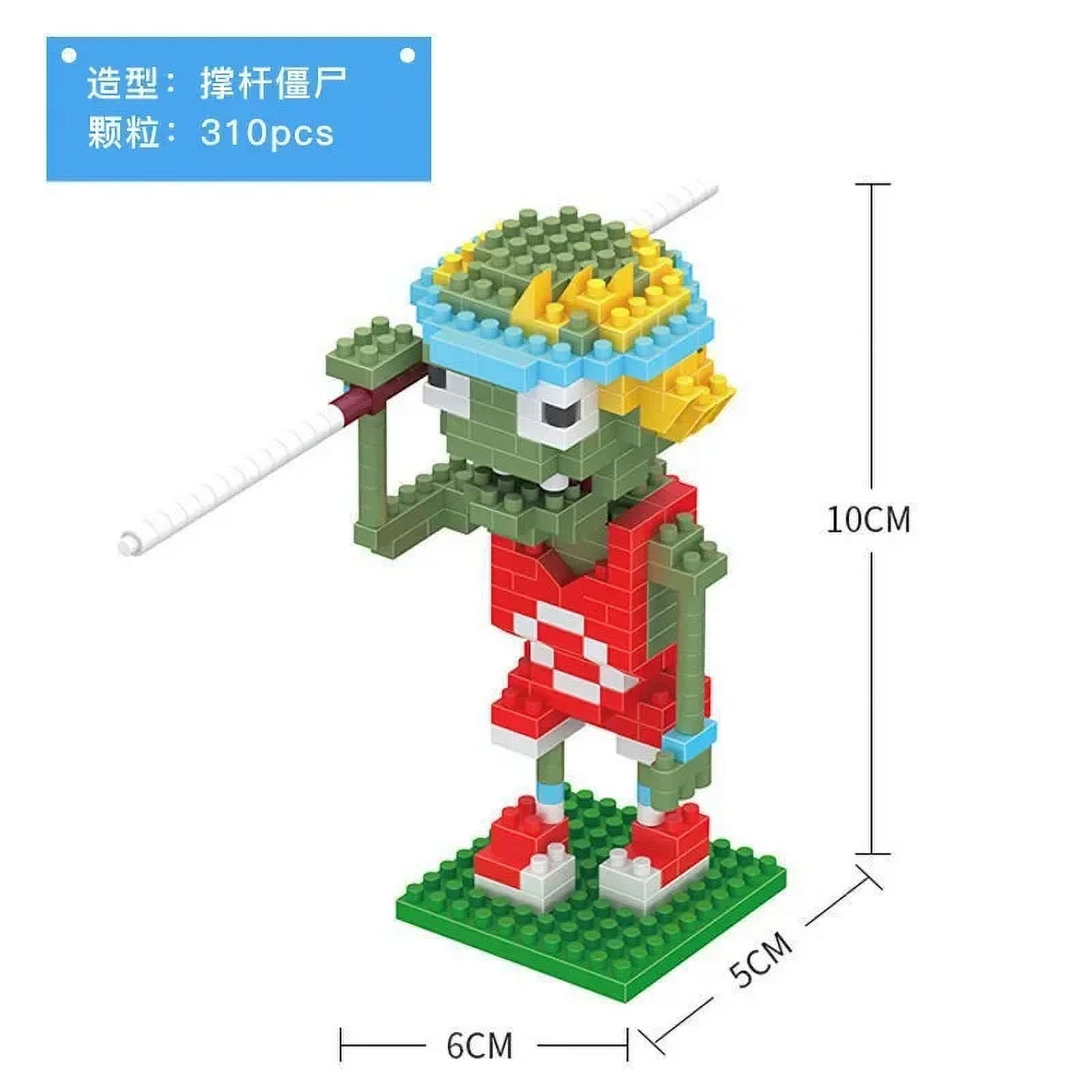 Plants VS Zombies Blocks Small Cartoon Mini Building Block Peashooter ...