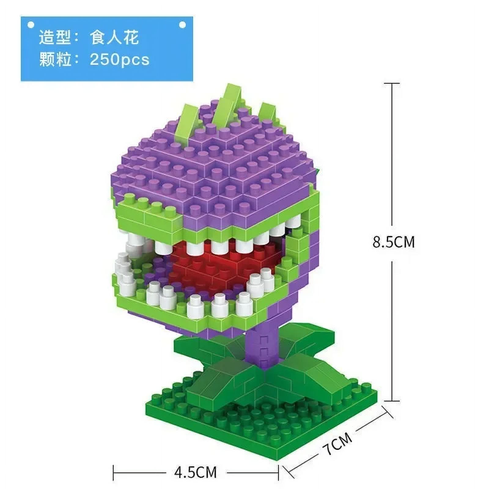 Plants VS Zombies Blocks Small Cartoon Mini Building Block Peashooter ...