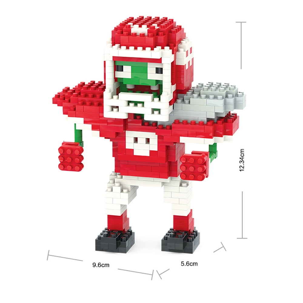 Plants VS Zombies Blocks Small Cartoon Mini Building Block Peashooter ...