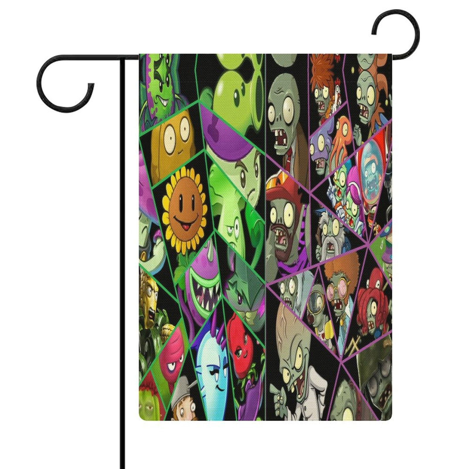 Plants Vs Zombies 12 X 18 Inch Garden Banner - Double-Sided House ...
