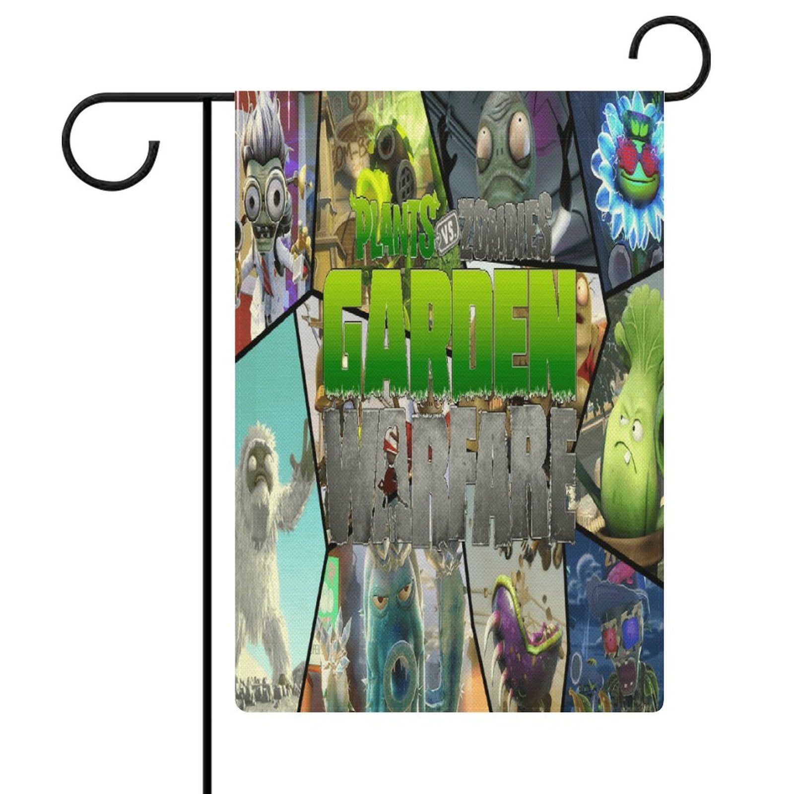 Plants Vs Zombies 12 X 18 Inch Garden Banner - Double-Sided House ...