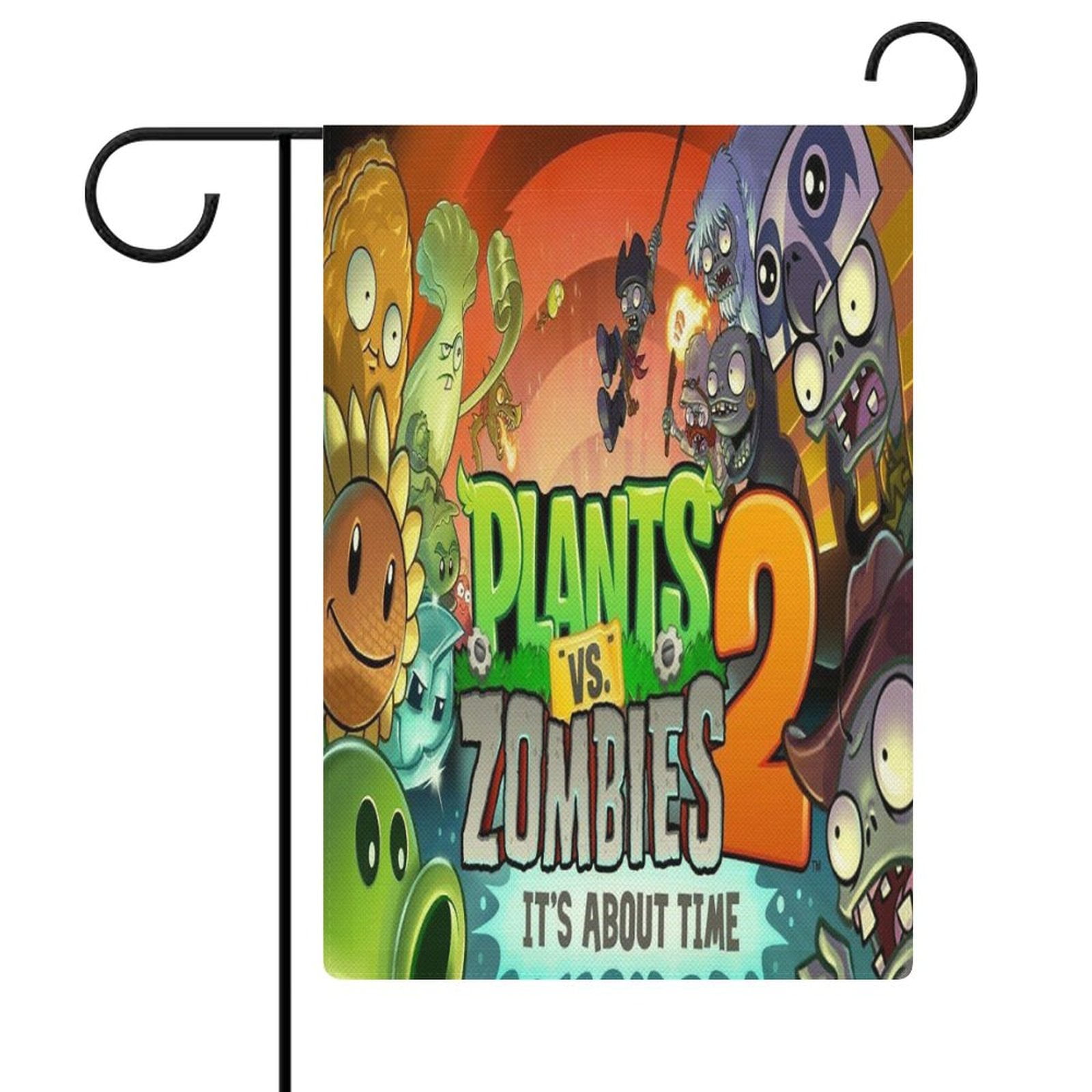 Plants Vs Zombies 12 X 18 Inch Garden Banner - Double-Sided House ...