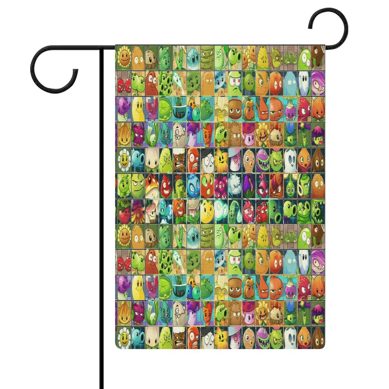 Plants Vs Zombies 12 X 18 Inch Garden Banner - Double-Sided House ...
