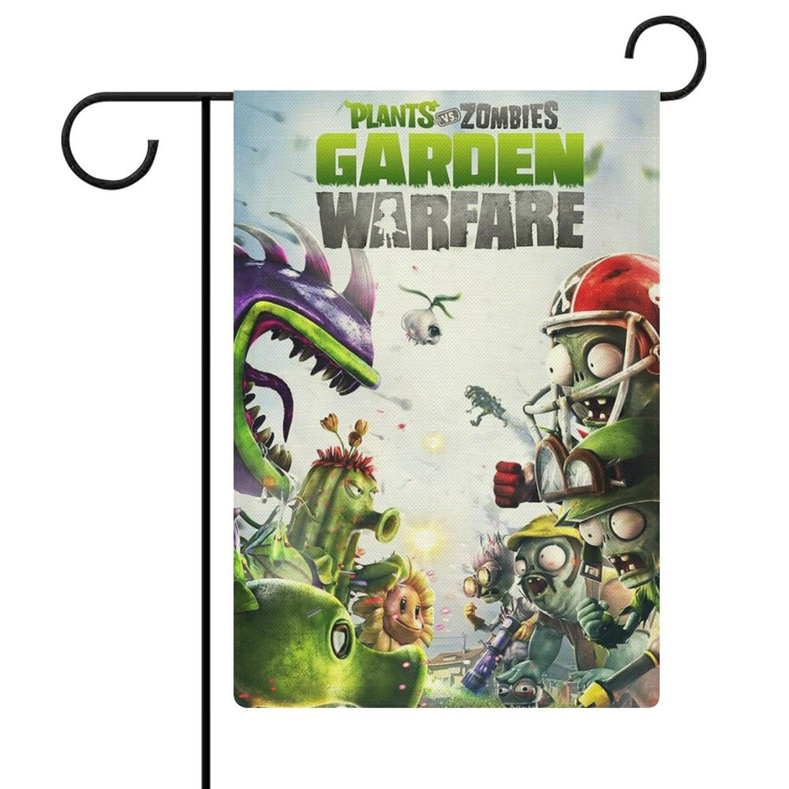 Plants Vs Zombies 12 X 18 Inch Garden Banner - Double-Sided House ...