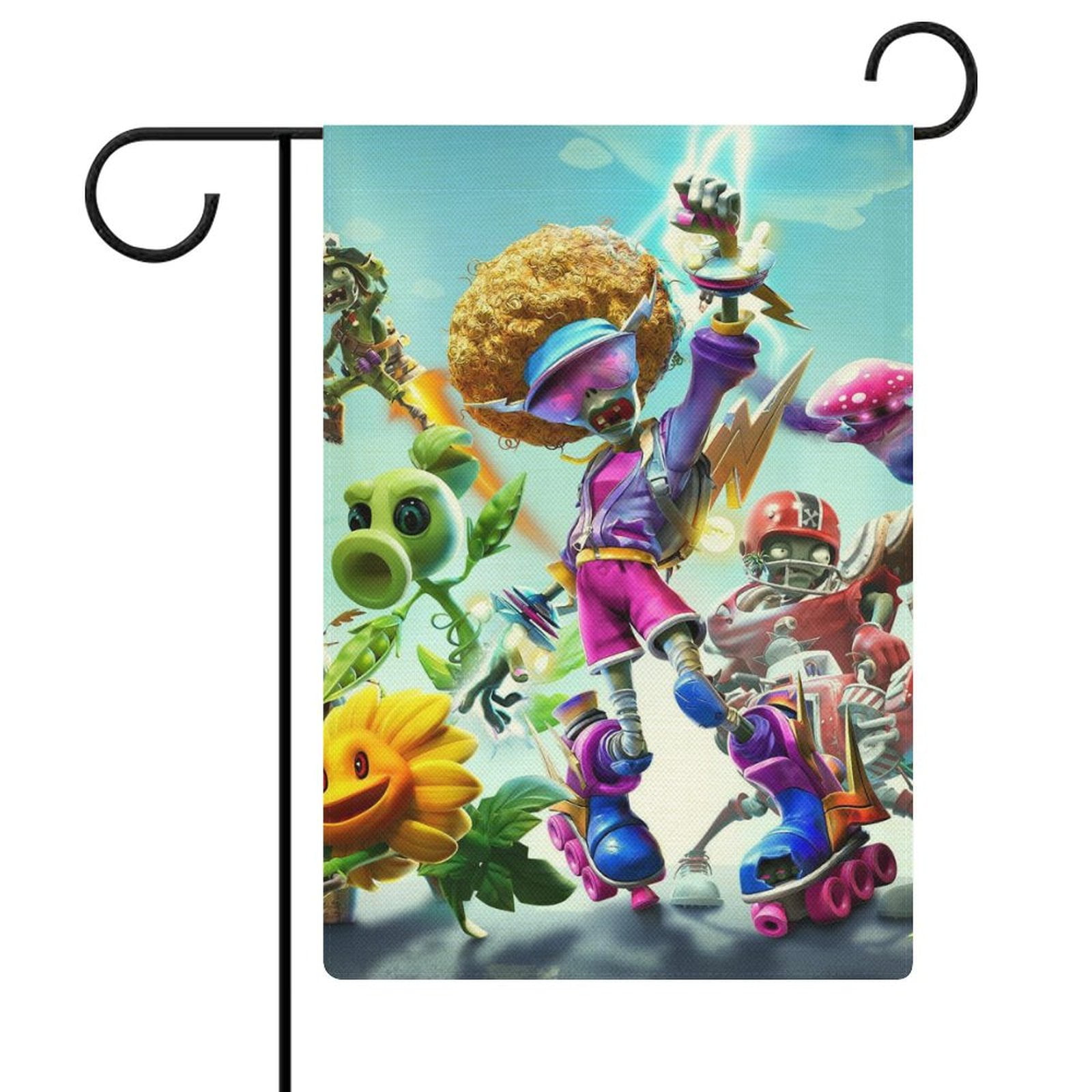 Plants Vs Zombies 12 X 18 Inch Garden Banner - Double-Sided House ...
