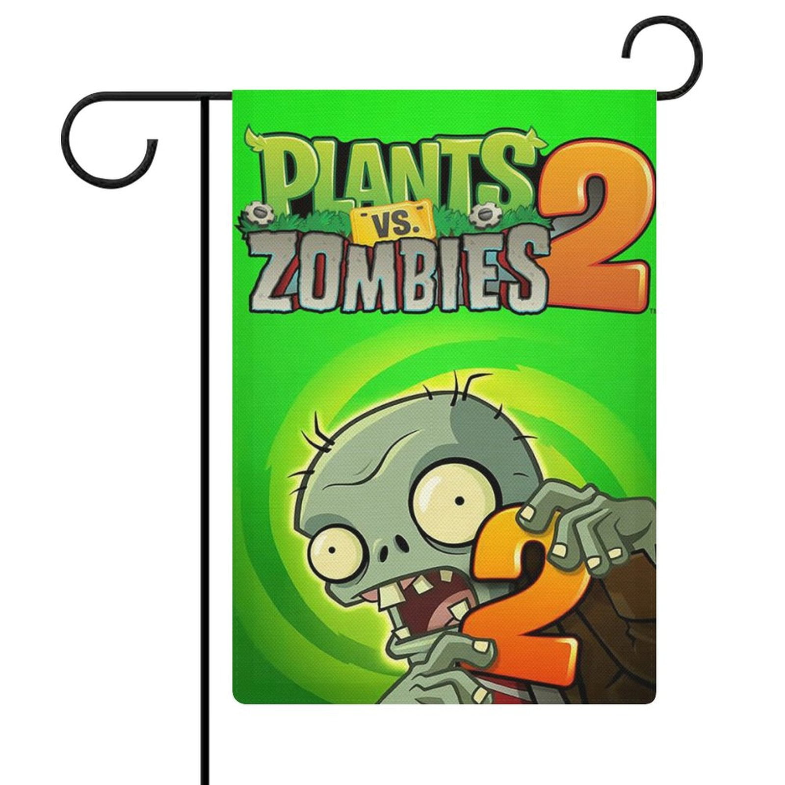 Plants Vs Zombies 12 X 18 Inch Garden Banner - Double-Sided House ...