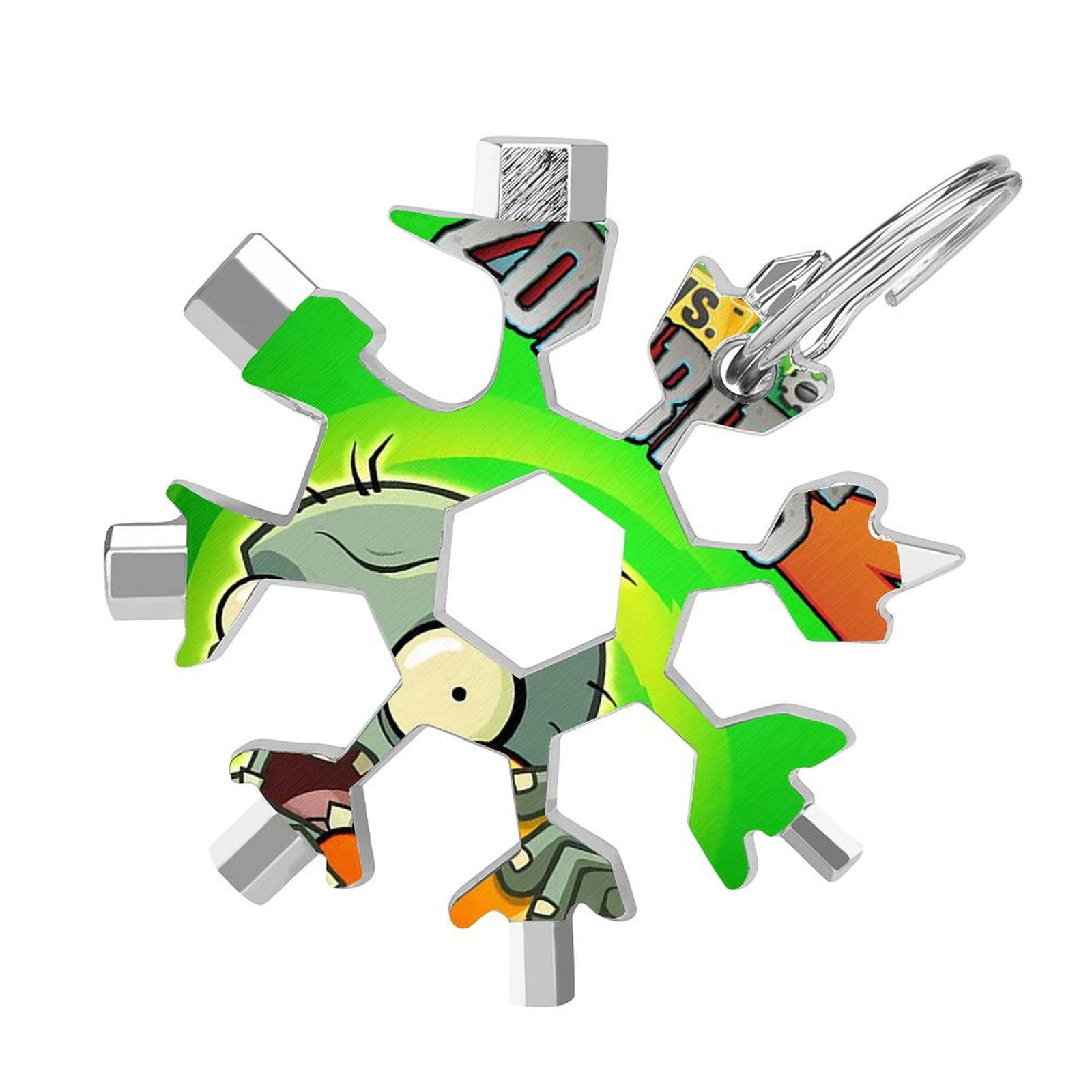 Plants Vs Zombies 19-in-1 Snowflake Multi Tool, Bottle Opener/Flat ...
