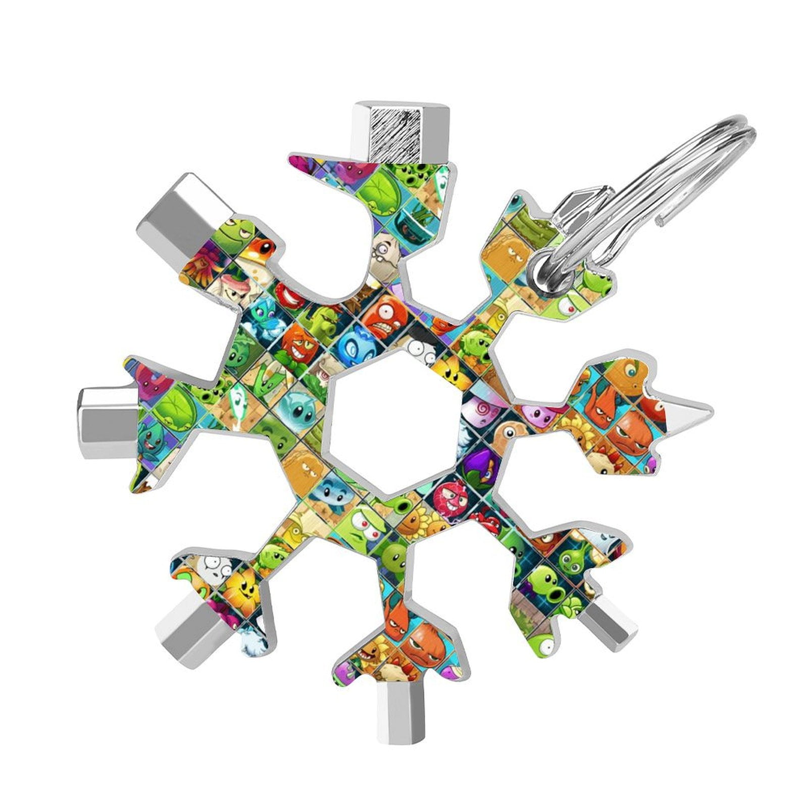 Plants Vs Zombies 19-in-1 Snowflake Multi Tool, Bottle Opener/Flat ...