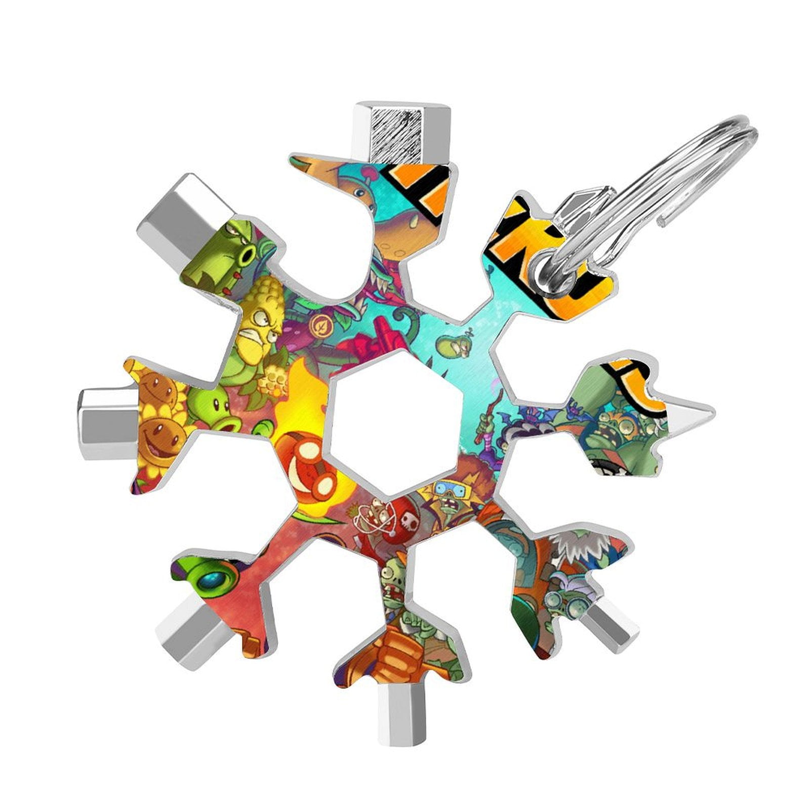 Plants Vs Zombies 19-in-1 Snowflake Multi Tool, Bottle Opener/Flat ...