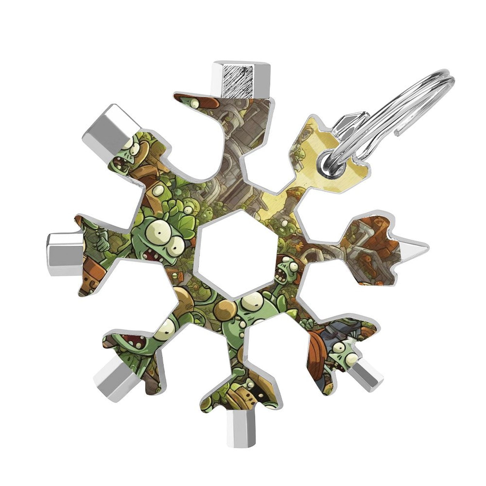 Plants Vs Zombies 19-in-1 Snowflake Multi Tool, Bottle Opener/Flat ...