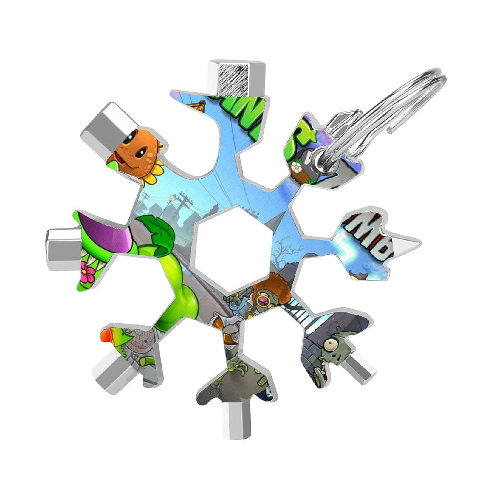Plants Vs Zombies 19-in-1 Snowflake Multi Tool, Bottle Opener/Flat ...