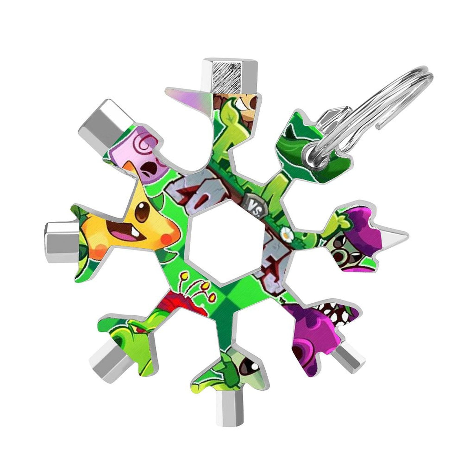 Plants Vs Zombies 19-in-1 Snowflake Multi Tool, Bottle Opener/Flat ...
